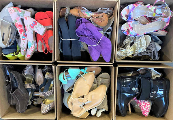 Shoe Mystery Box (10 Pairs) | Thrifted Shoes - America's Thrift Supply